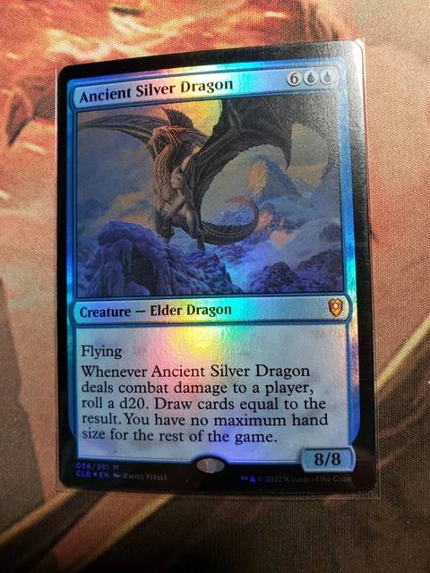 ANCIENT SILVER DRAGON - Baldur's Gate - Foil - Nm/M - Mtg Magic EUR 19 ...