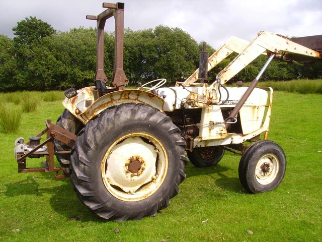 DAVID BROWN 990 tractor loader and winch £2,000.00 - PicClick UK