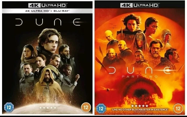 DUNE 4K UHD and Dune II 4K UHD Collection. Dune 1 and Dune 2 Blu-ray £72.74 - PicClick UK
