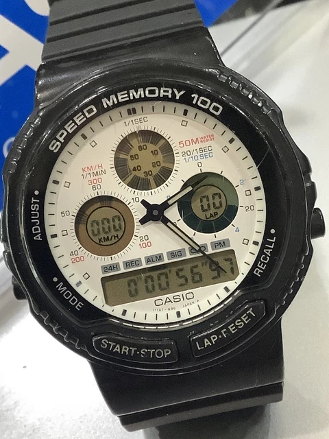 CASIO AW 20 Mod. 384 " SPEED MEMORY 100 " JAPAN Año 1992 - NEW Band ...