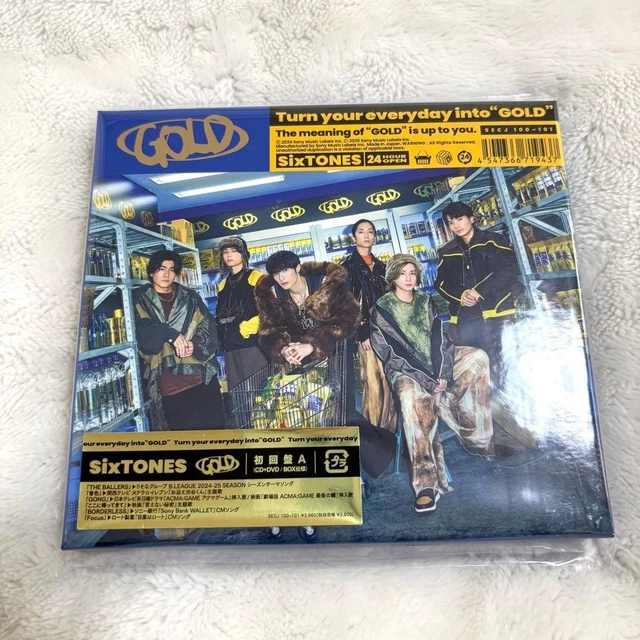 SIXTONES JAPAN CD Album 3 Types First Edition A B Regular État EUR 284 ...