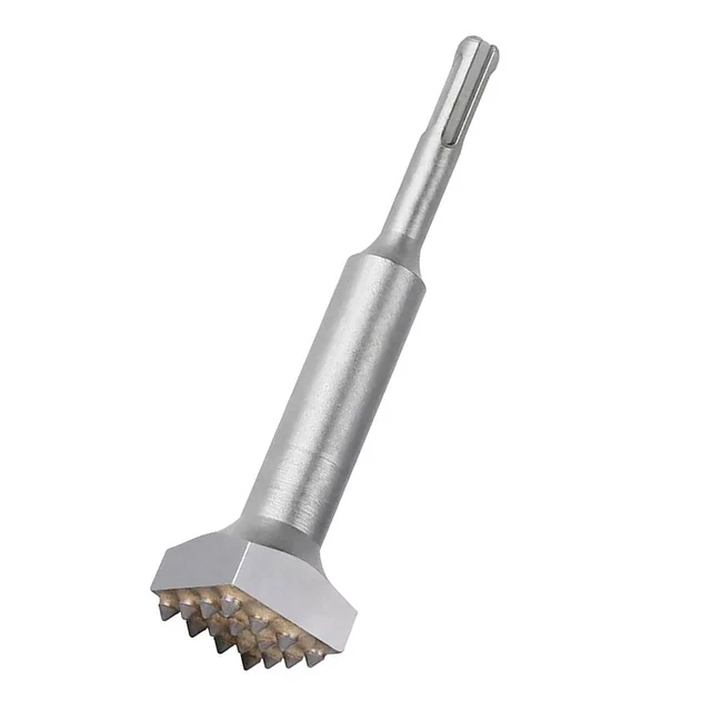 DURABLE SDS PLUS Carbide Tipped 16Teeth Bush Hammer Chisel Bit For ...