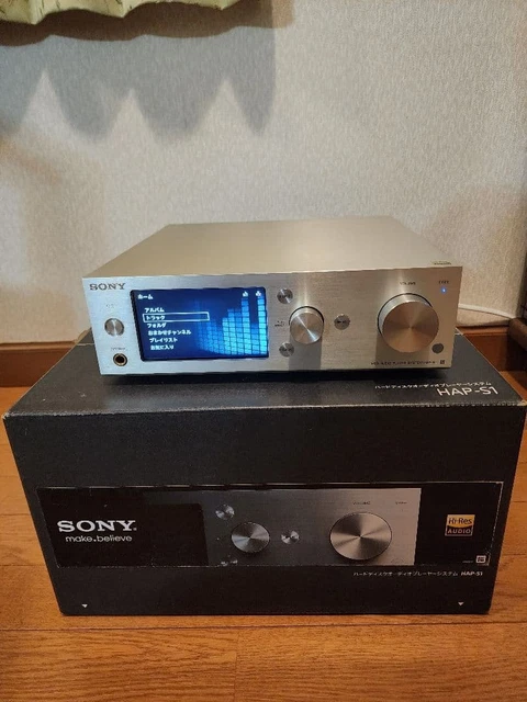 SONY HAP-S1 HDD Network Audio Player 500Go DSD PCM High-Res 2015 w/ Box ...