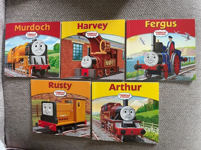 THOMAS THE TANK Engine & Friends Paperback 5 Book Bundle Character ...