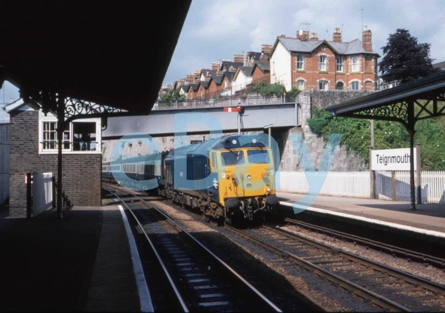 35MM RAILWAY SLIDE of Class 50 50019 @ Teignmouth Copyright to Buyer £8 ...