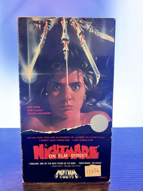 A NIGHTMARE ON Elm Street (VHS) Media Edition £17.81 - PicClick UK