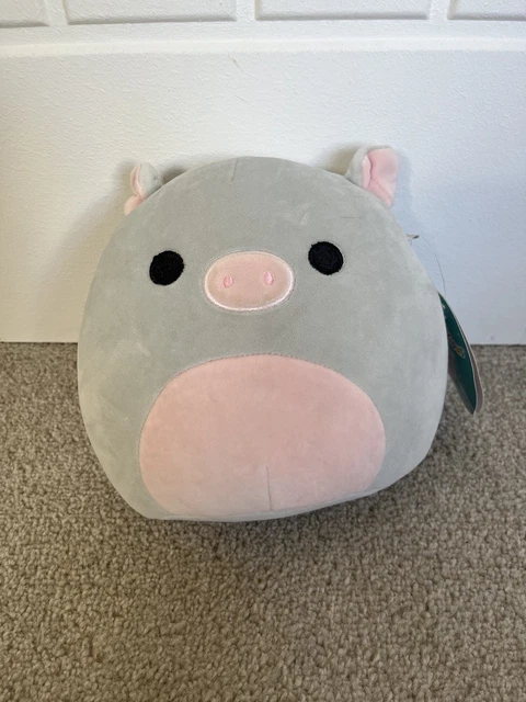 BESSA GREY PINK Pig Squishmallow Plush Soft Toy £4.37 - PicClick UK