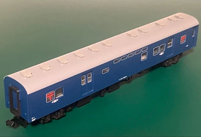 KATO N GAUGE Blue Old Style Passenger Car 4-Car Set OyU10 2024 Tested £ ...
