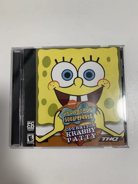 VINTAGE SPONGEBOB SQUAREPANTS: Operation Krabby Patty PC CD ROM Windows ...