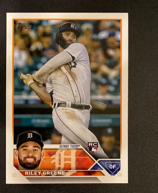 RILEY GREENE : 2023 Series 1 Rookie Card Base Stock #31 Detroit Tigers ...