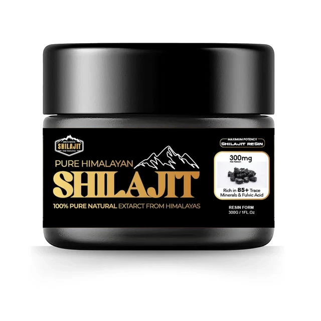 SHILAJIT RESIN, 100% Pure organic Himalayan Shilajit Highest Potency ...