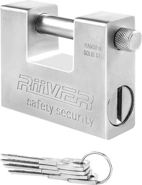 HEAVY DUTY WEATHERPROOF Shipping Container Garage Chain Padlock 94Mm ...