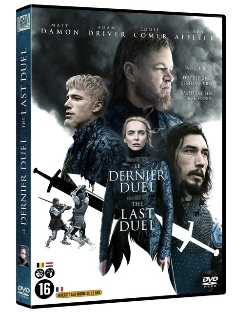 LE DERNIER DUEL (DVD) Damon Matt Driver Adam Comer Jodie Affleck Ben ...