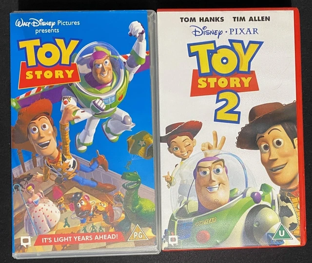 TOY STORY 1 & 2 - VHS Bundle - Disney Pixar - 1996/2000 £3.00 - PicClick UK