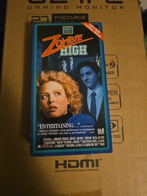 ZOMBIE HIGH (Vhs, 1987) Virginia Madsen Richard Cox-Classic Cult-Oop ...