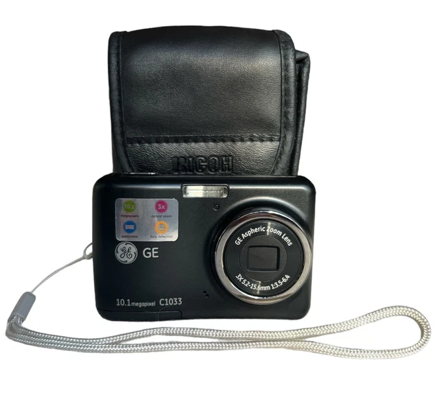 GENERAL ELECTRIC GE 10.1 MP C1033 Black Digital Camera | Tested ...