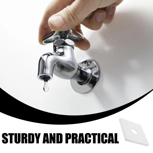 PIPE DECORATIVE COVER Pvc Plumbing Plates for Walls Slap on Hole Cap ...