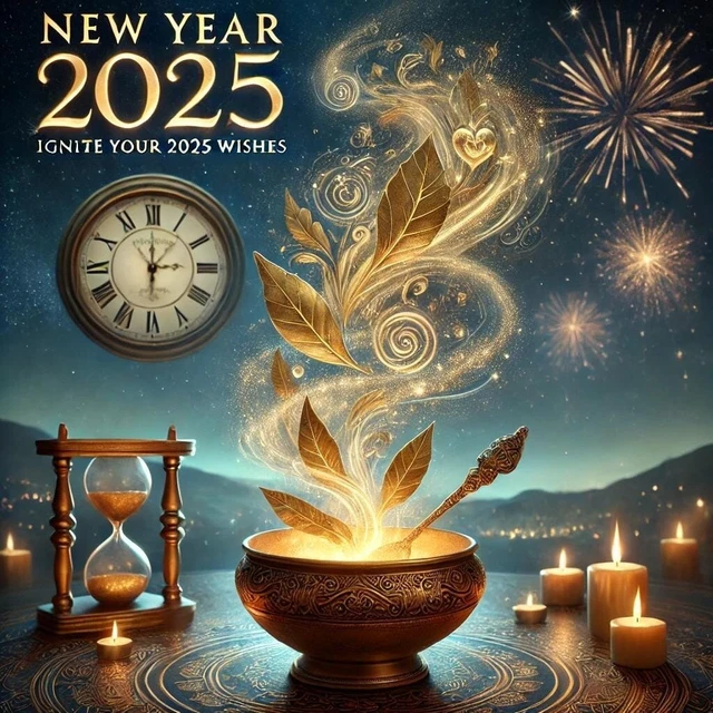 NEW YEAR 2025 Wish Ritual ! | Ignite Your 2025 Wishes: Unveil the ...