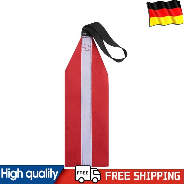 KAYAK SAFETY FLAG Red Outdoor Sign Flags Highly Visible Canoe Boat ...