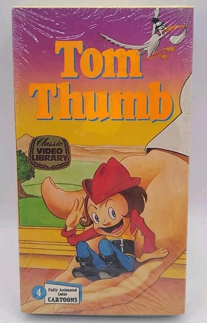 TOM THUMB VHS Kids Klassics 1990 Sealed New Cartoons Classics $20.86 - PicClick CA