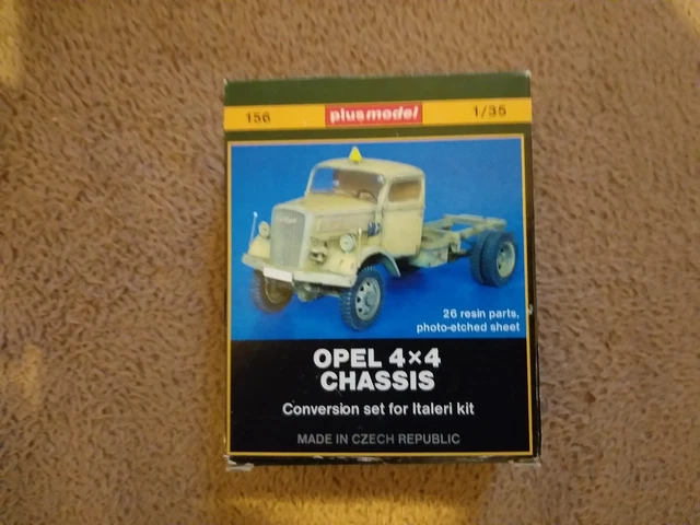 OPEL BLITZ CHASSIS 4x4 für Italeri 1:35 Plus Model EUR 20,00 - PicClick DE