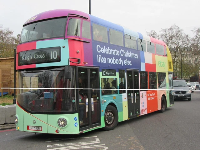 BUS PHOTO: NEW Routemaster LT156 LTZ1156 Advert Livery for Ebay £0.99 ...