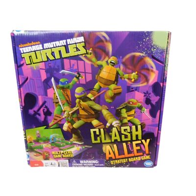 NICKELODEON TEENAGE MUTANT Ninja Turtles Clash Alley Strategy Board ...