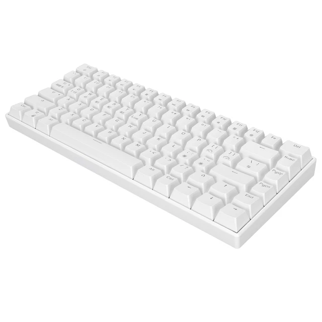 CHDE WIRELESS KEYBOARD Ergonomic Layout Mechanical Keyboard 1800mAh ...