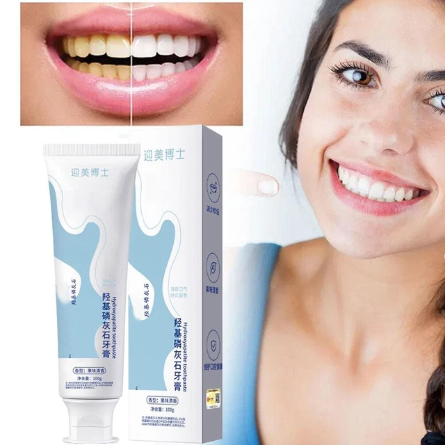 100G HYDROXYAPATITE TOOTHPASTE Remove Yellow Tooth Stains For Sensitive ...