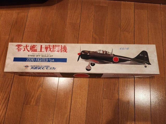 MARUTAKA RC MODEL Zero Carrier Fighter Scale Kit 1/2A Radio Controlled ...