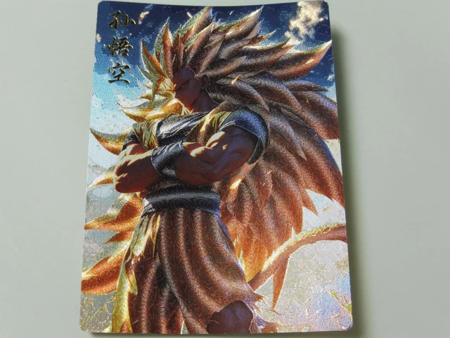 DRAGON BALL Z Serious Design Goku V3 Rough Flash Card EUR 9,90 ...