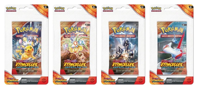 POKÉMON CARTON DE 36 Boosters Blister EV08 Étincelles Déferlantes FR ...