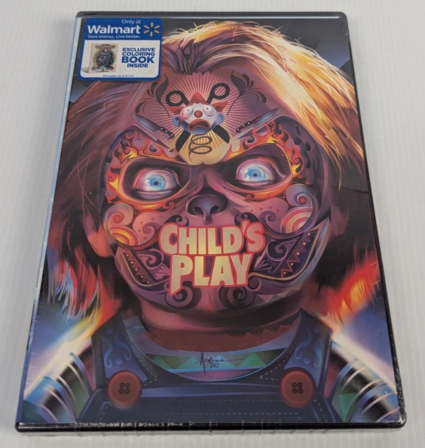 CHILD'S PLAY WALMART Exclusive Inc Coloring Book - Region 1 DVD NEW ...