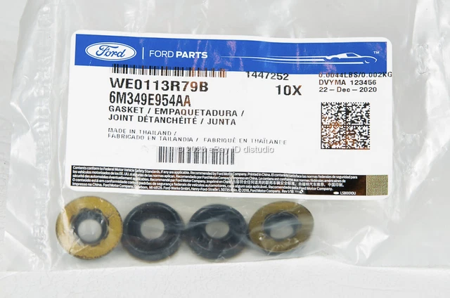 GENUINE MAZDA BT-50 Un Fuel Injector Clamp Bolt Seal Part WE0113R79B ...