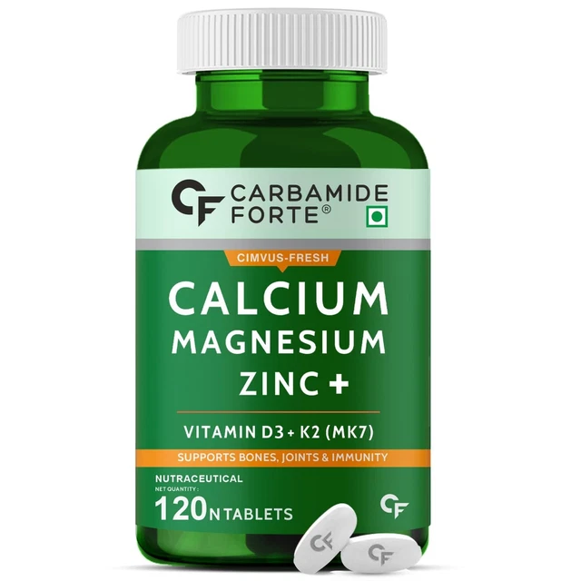 CARBAMIDE FORTE CALCIUM & Vitamin D3 Tablets | Calcium Magnesium Zinc ...