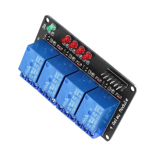 4 CHANNEL RELAYS Module Easy to Integrate Relays Module 4 Way Relays ...