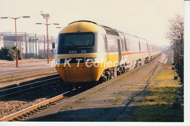 RAIL PHOTO HST 253 X35 @ West Drayton 9/3/88 10:10 Paddington ...