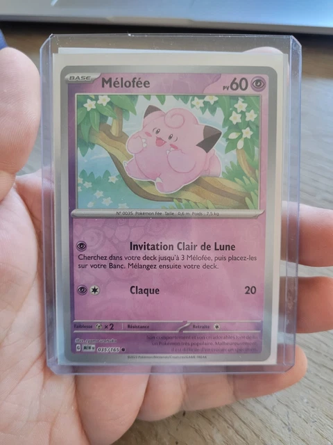 CARTE POKÉMON MÉLOFÉE reverse 035/165 151 EV3.5 ETB ultra premium Display Tin EUR 1,00 - PicClick FR
