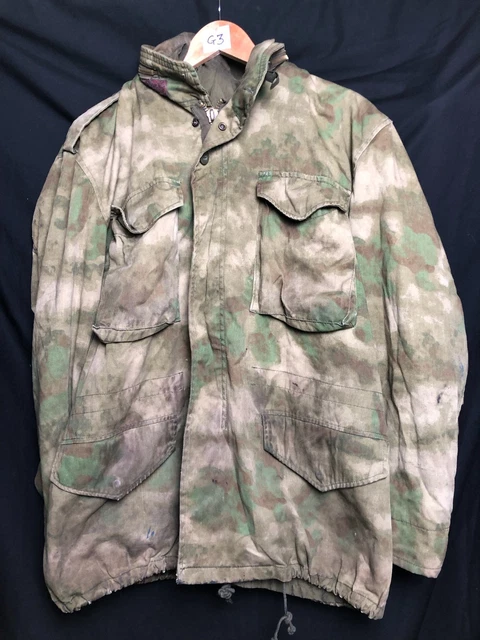 GENUINE US M65 Field Jacket Smock - A-TACS Camouflage - Medium Regular ...