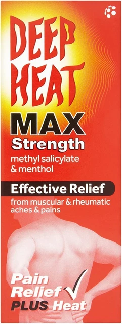 DEEP HEAT MAXIMUM Strength Pain Relief Cream, 35g - Choose Your Pack £7 ...
