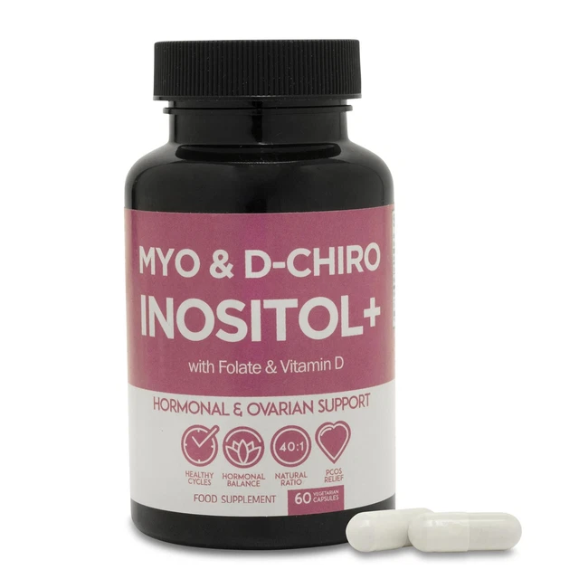 MYO-INOSITOL PCOS SUPPLEMENT - Myo Inositol Capsules + Folic Acid B12 ...
