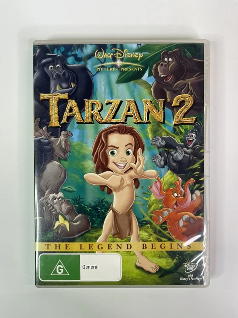 TARZAN 2 THE Legend Begins 2005 DVD Walt Disney Animated Family Film ...