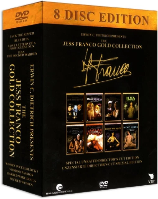 JESS FRANCO GOLD COLLECTION VERY RARE UNCUT IMPORT 8 x DVD BOX SET £89. ...