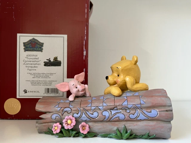 TRUNCATED CONVERSATION WINNIE the Pooh Disney Traditions Jim Shore ...