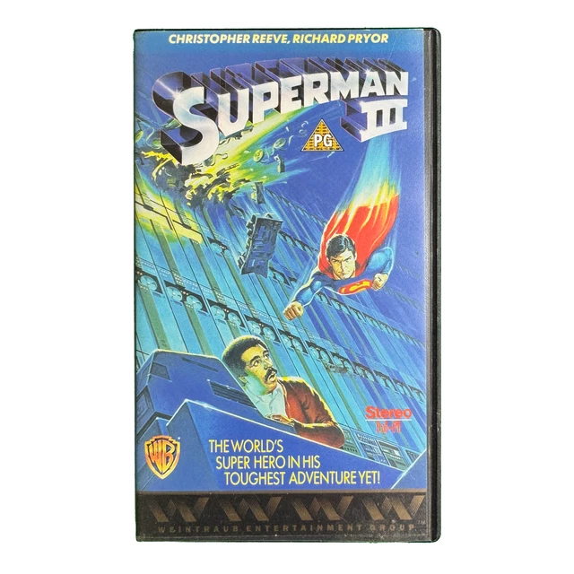 SUPERMAN III VHS PAL Rare UK Version Very Good Condition £13.19 - PicClick UK