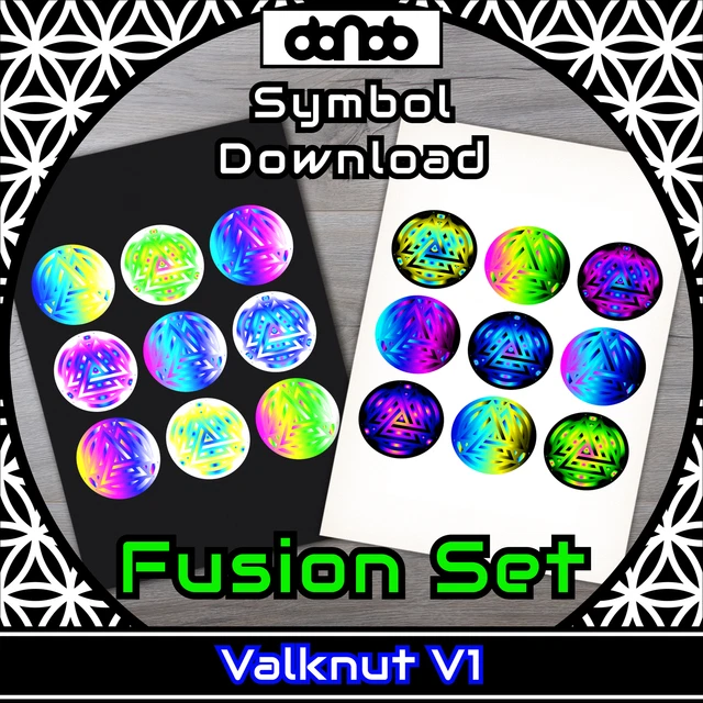 VALKNUT V1 SET Fusion - Simbolo - SVG PNG JPG PDF PSD AI EPS [Download ...