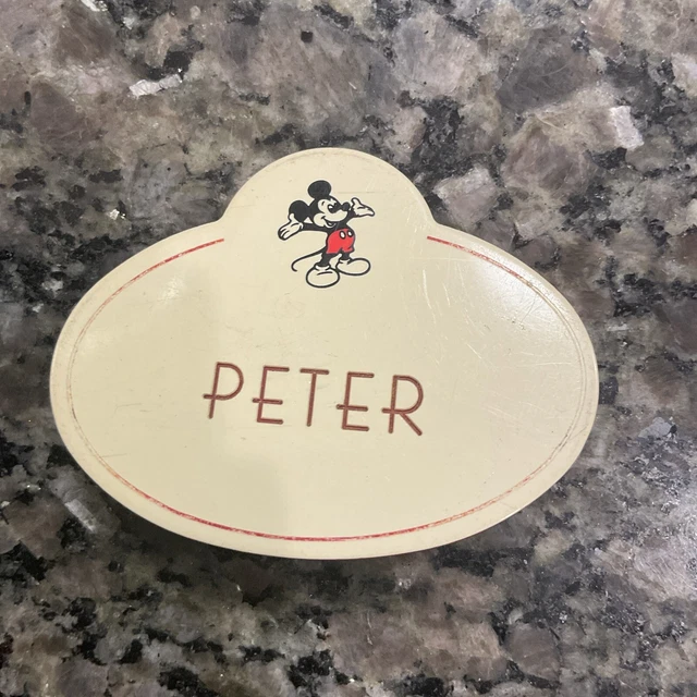 WALT DISNEY WORLD Ta’dum Peter Name Tag $6.99 - PicClick