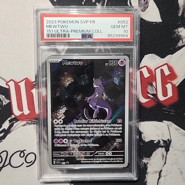 CARTE POKÉMON MEWTWO Alternative Promo Ultra Premium 151 PSA 10 FR G Mint EUR 1,00 - PicClick FR