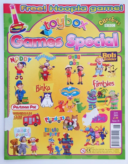 BBC TOYBOX MAGAZINE "Games Special" June 2003 Tweenies Fimbles Bill ...