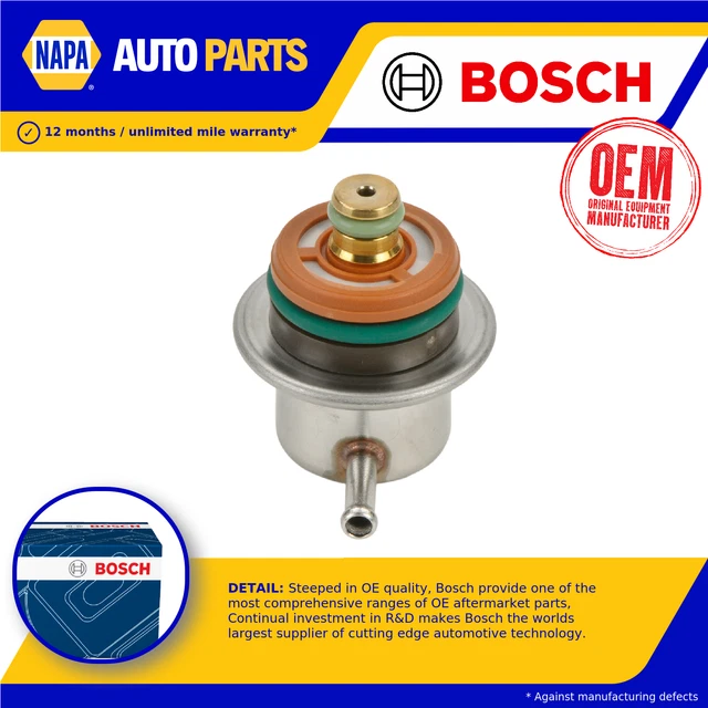 FUEL PRESSURE REGULATOR fits AUDI RS6 4B2, 4B5 4.2 02 to 04 Control ...